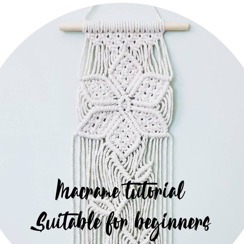Tutorial PDF Pattern Instant Download DIY Macrame Wall Hanging | Etsy