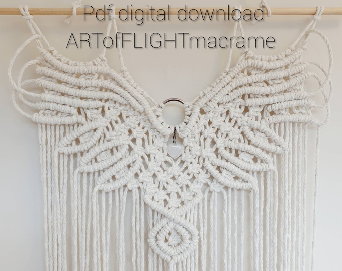 Macrame Pattern Eagle Tutorial Pdf - Etsy