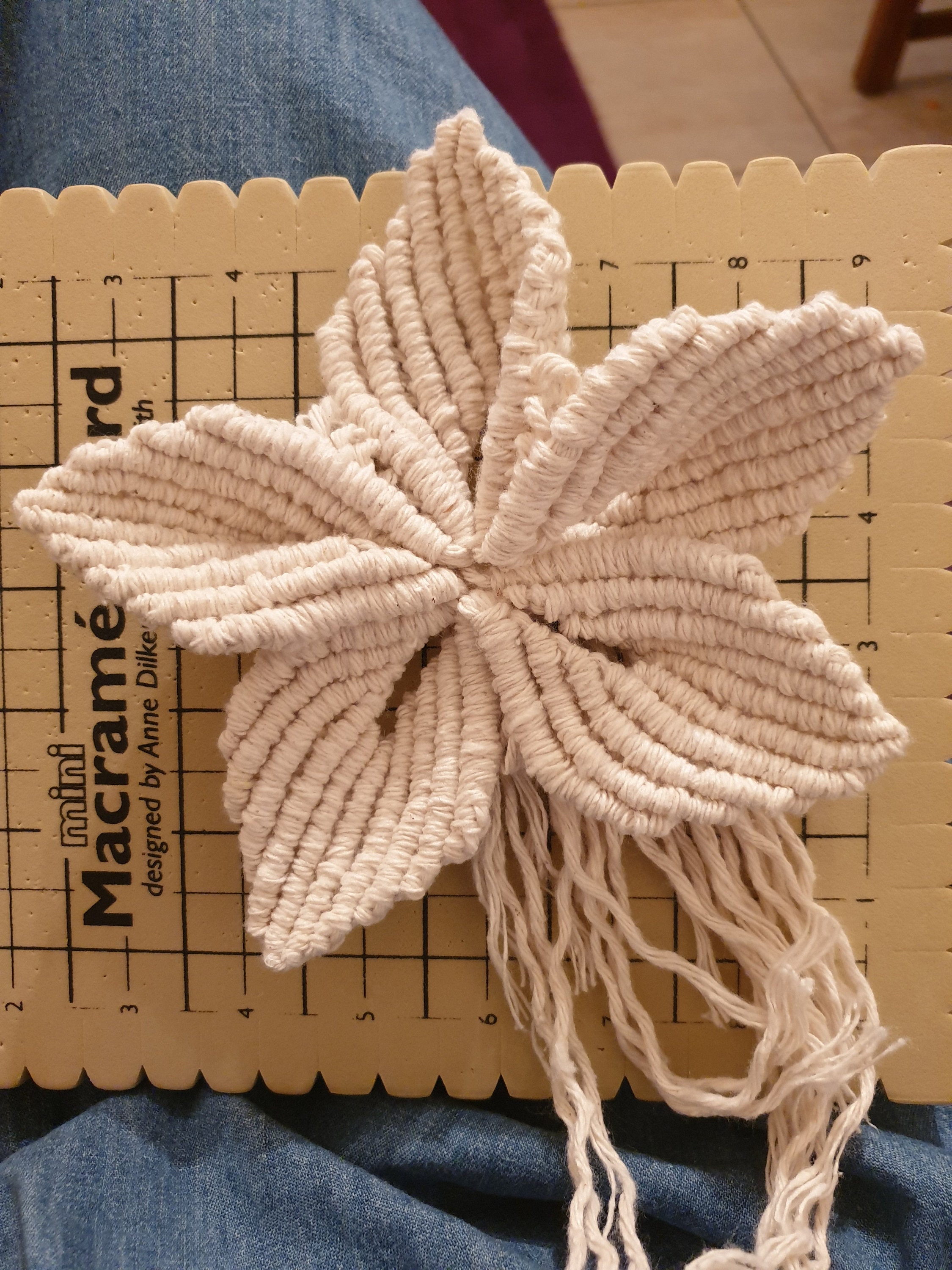Macrame Flower PDF DIY Tutorial - Etsy