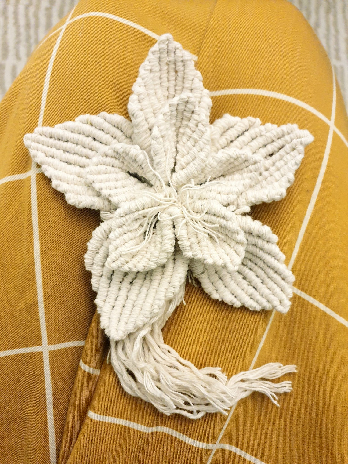Macrame Flower PDF DIY Tutorial - Etsy