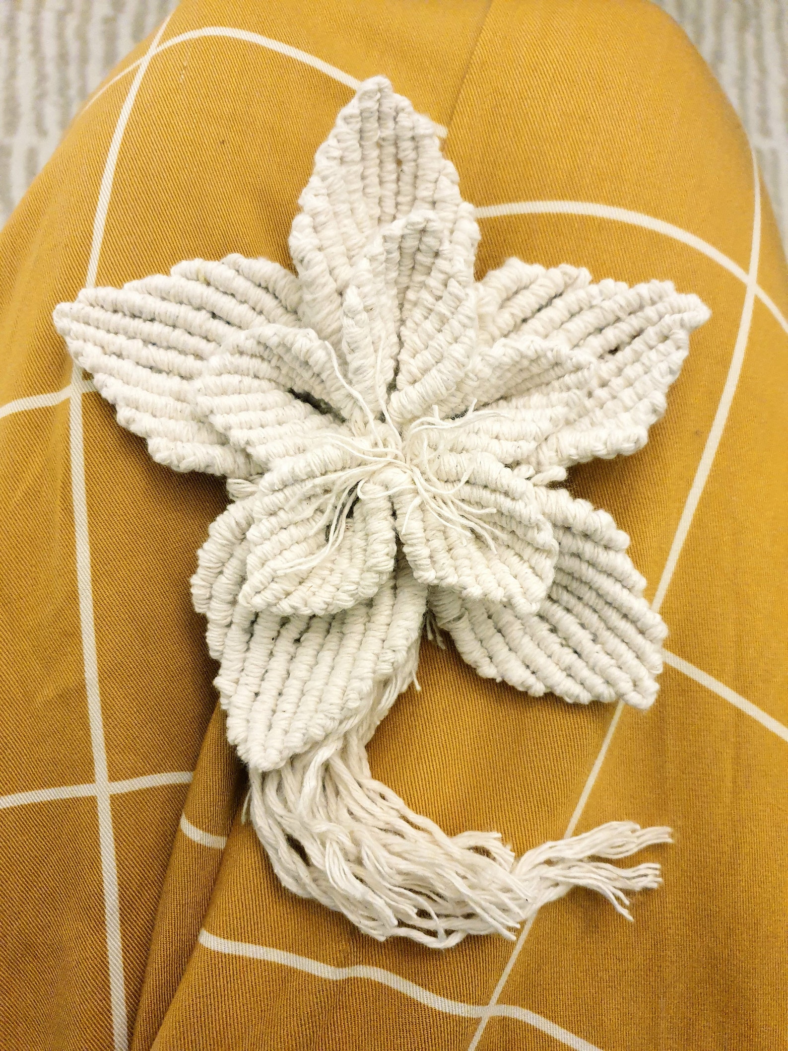 Macrame Flower PDF DIY Tutorial - Etsy