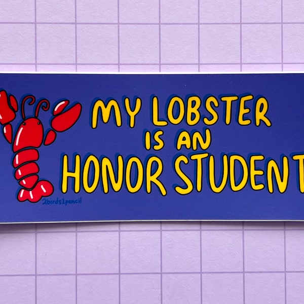 Honor Student Bumper Sticker - Etsy