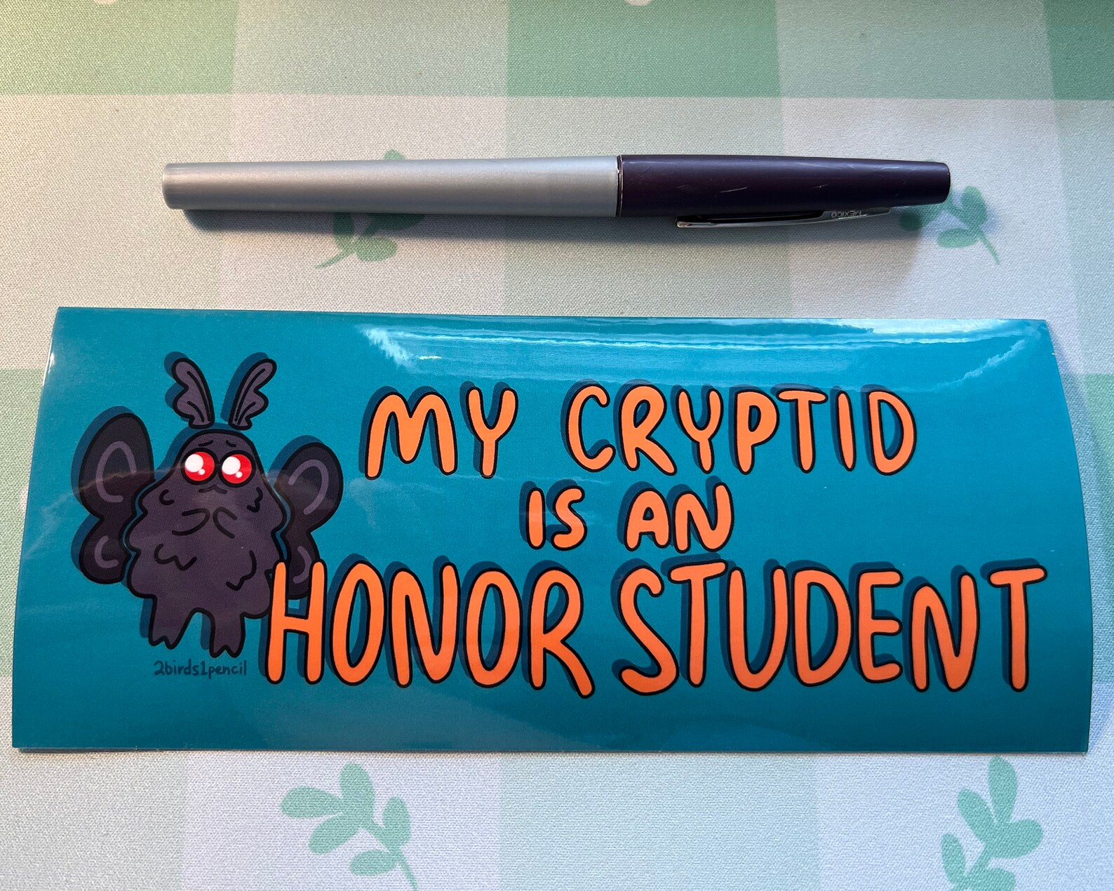 LARGE BUMPER STICKER My Cryptid is an Honor Student - Etsy