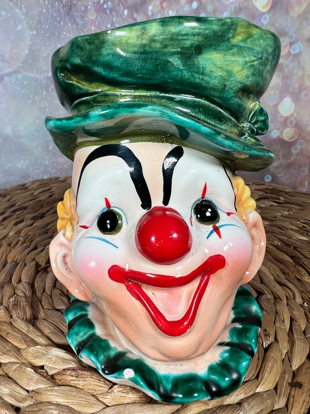 Clown Head Vase - Etsy