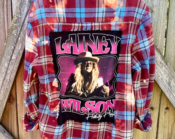 Lainey Wilson Concert Flannel Shirt Size Large - Etsy
