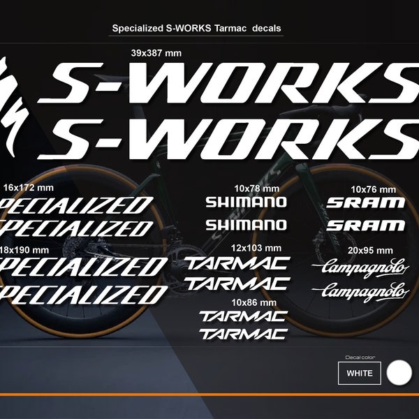 Specialized Tarmac Decal - Etsy