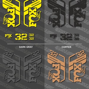 Fox 32 Performance Decals Stikers - Etsy