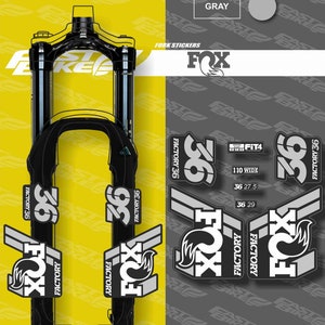 Fox 36 2018 Decals Stikers - Etsy