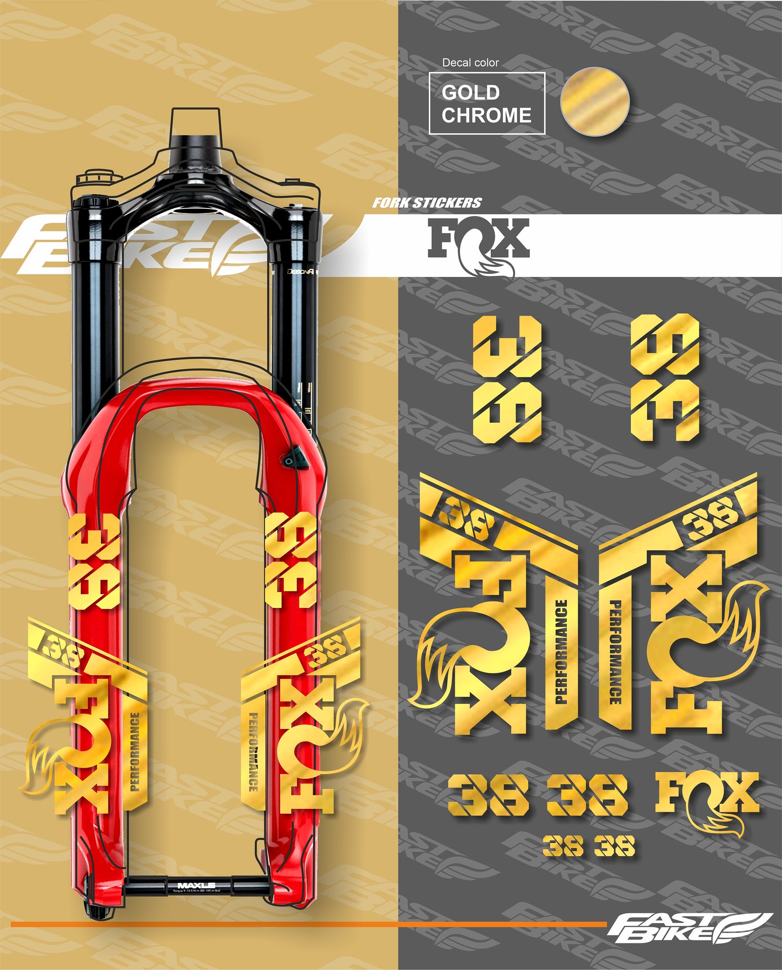 Fox 38 Performance Decals Stikers - Etsy