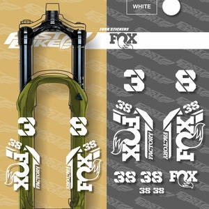 Fox 38 Factory 2021 Decals Stikers - Etsy