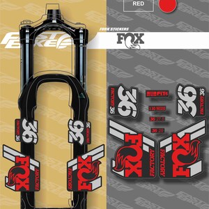 Fox 36 2018 Decals Stikers - Etsy