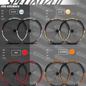 Specialized Bike Rim Decal Stickers. Specialized Stickers on - Etsy