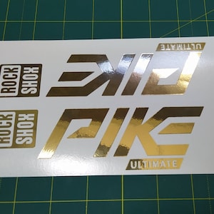 Rock Shox Pike Decal Bike Fork - Etsy