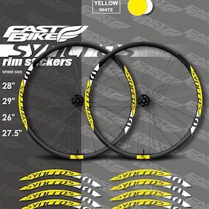 Custom Syncros Bike Rim Decal Stickers: 26-29" Wheels - Etsy