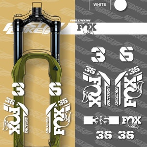 Fox 36 Decal Stickers Bike Fork - Etsy