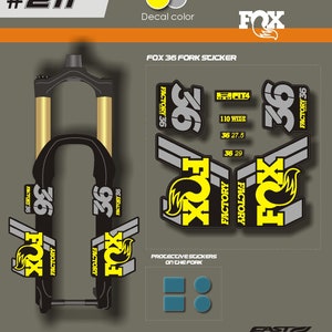 Fox 36 Decal Stickers bike fork | Etsy