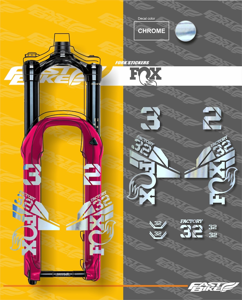 Fox 32 Factory Decals Stikers - Etsy