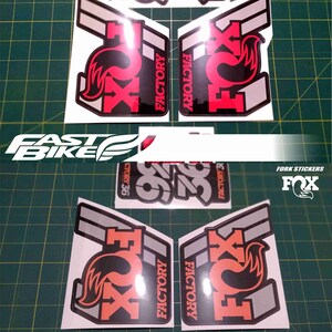 Fox 36 2018 Decals Stikers - Etsy