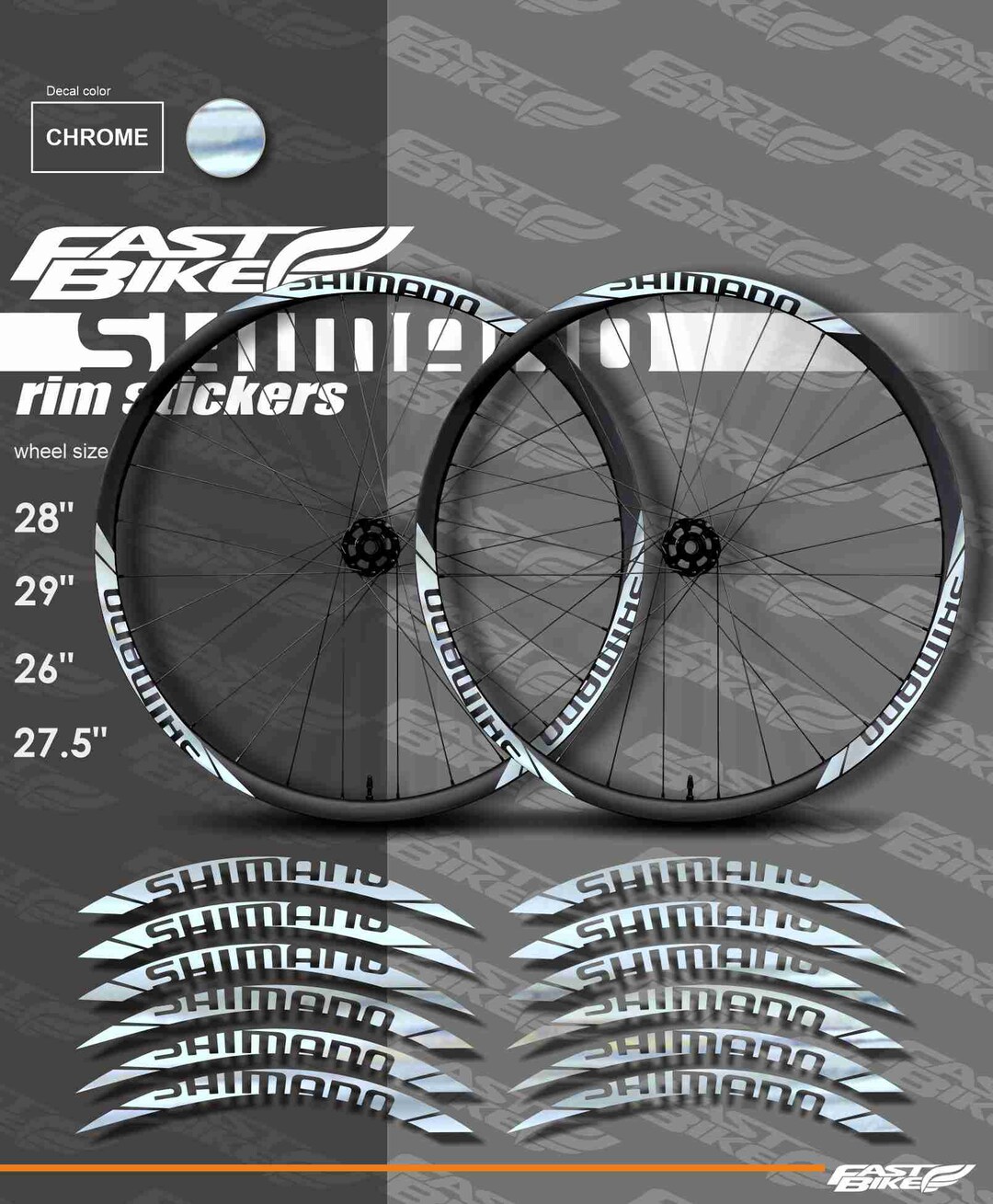 Custom Made Shimano Bike Rim Stickers. - Etsy