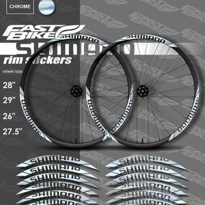 Custom Made Shimano Bike Rim Stickers. - Etsy