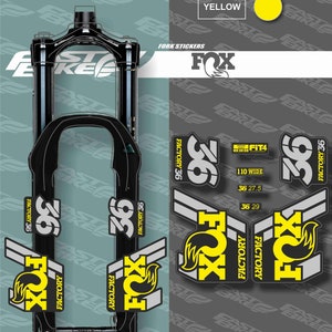 Fox 36 2018 Decals Stikers - Etsy