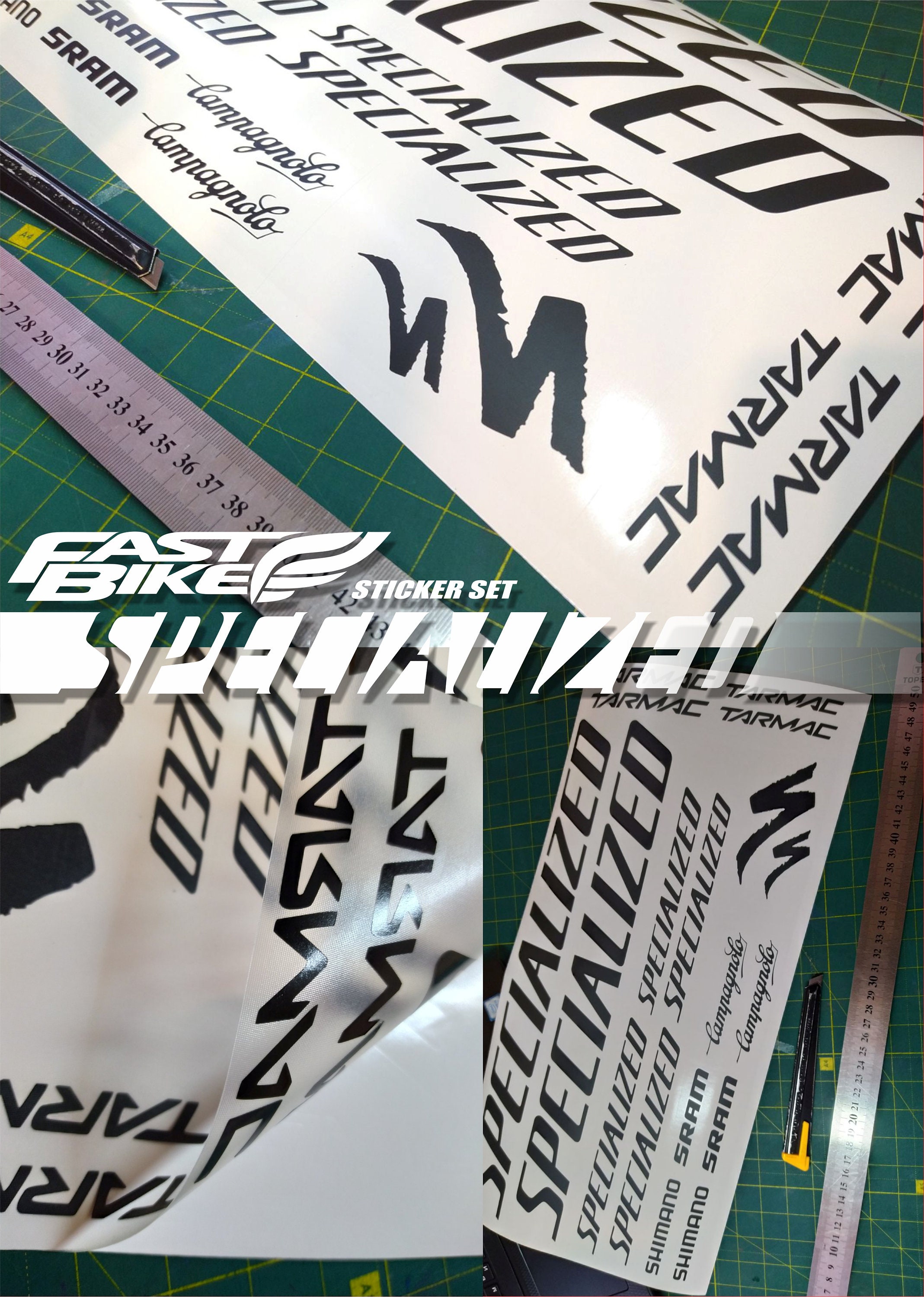 Custom Made Specialized Tarmac Decal Stickers on Bike. - Etsy Australia