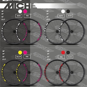 Custom Made Miche Bike Rim Decal Stickers. Miche Stickers on Bike - Etsy
