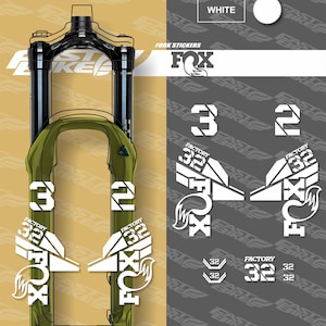 Fox 32 Factory Decals Stikers - Etsy