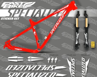 Specialized Bike Frame Decals - Etsy UK