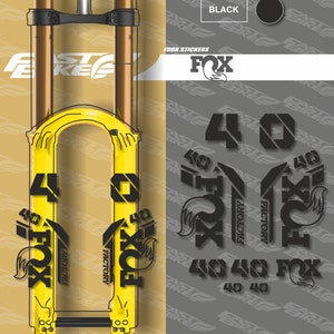 Fox 40 Decal Stickers Bike Fork - Etsy