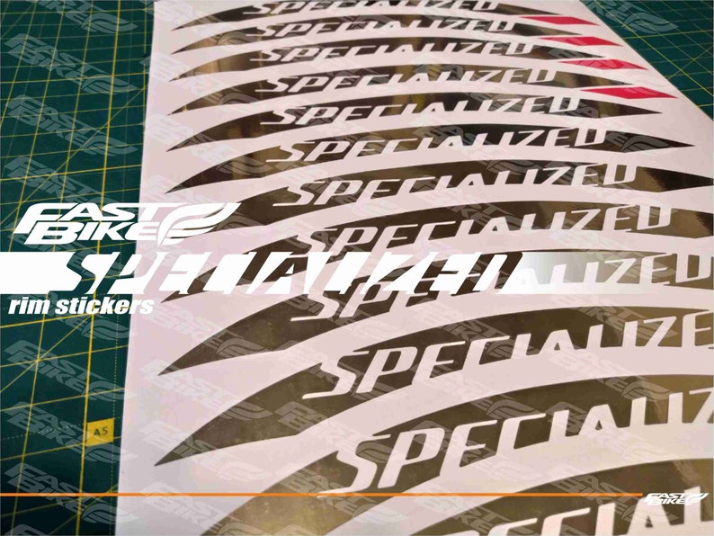 Specialized Bike Rim Decal Stickers. Specialized Stickers on - Etsy
