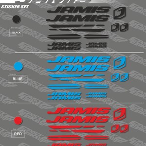 Custom Made JAMIS Stickers on Bike. JAMIS Decals - Etsy