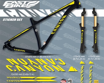 Canyon Bike Decals - Etsy