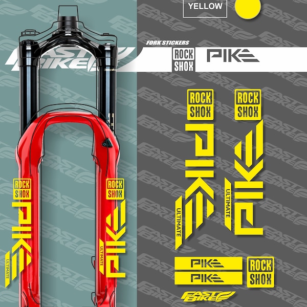 Rock Shox Pike Decal - Etsy