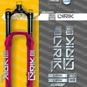 Rock Shox Lyrik 2022 Ultimate Fork Stickers - Etsy