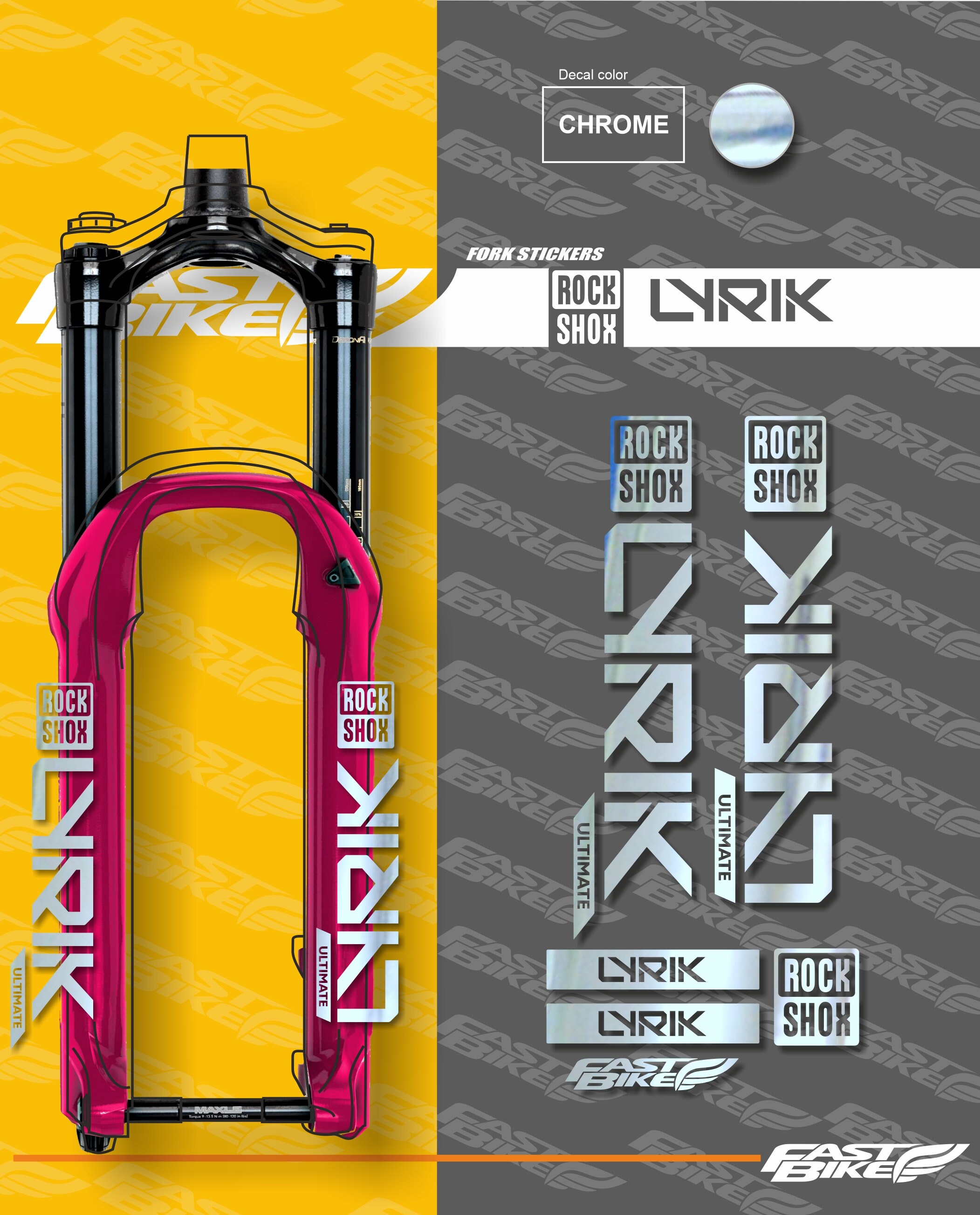 Rockshox stickers store