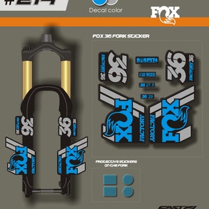 Fox 36 Decal Stickers bike fork | Etsy