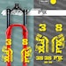 FOX 40 Fork Decal - Etsy