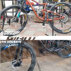 Custom Made GIANT Bike Rim Stickers - Etsy