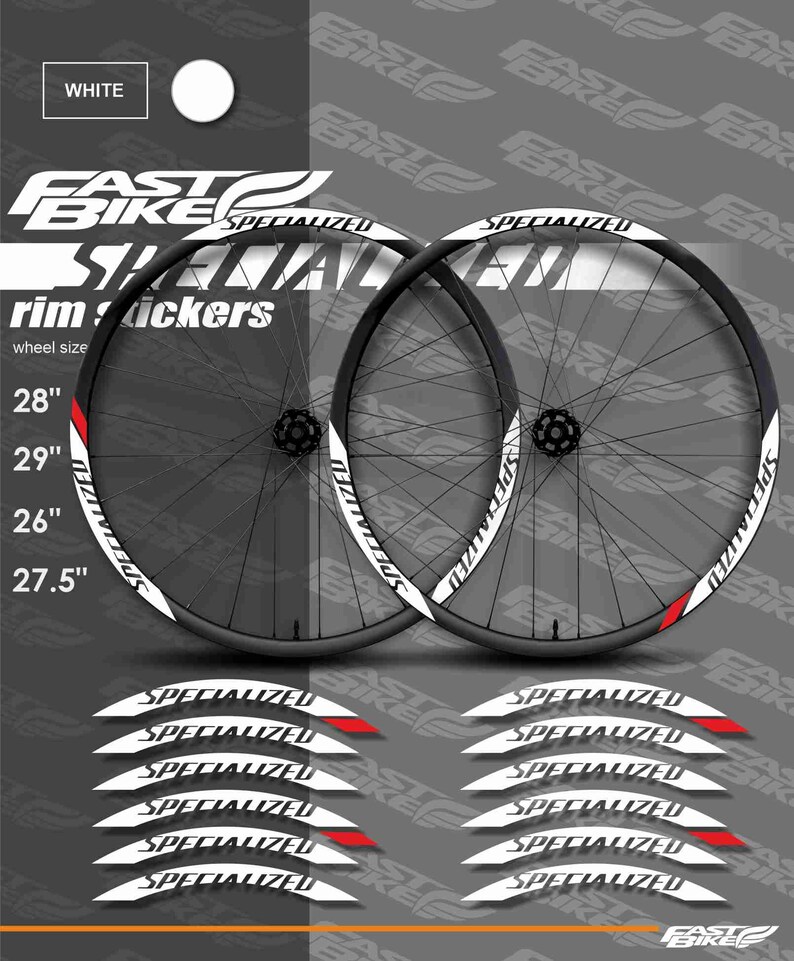 Specialized Bike Rim Decal Stickers. Specialized Stickers on - Etsy