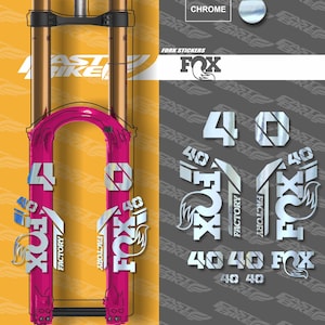 Fox 40 Decal Stickers Bike Fork - Etsy