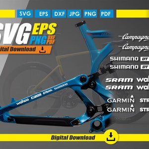 Sponsor Decal Stickers Sram Fox DT Swiss Rock Shox | Etsy