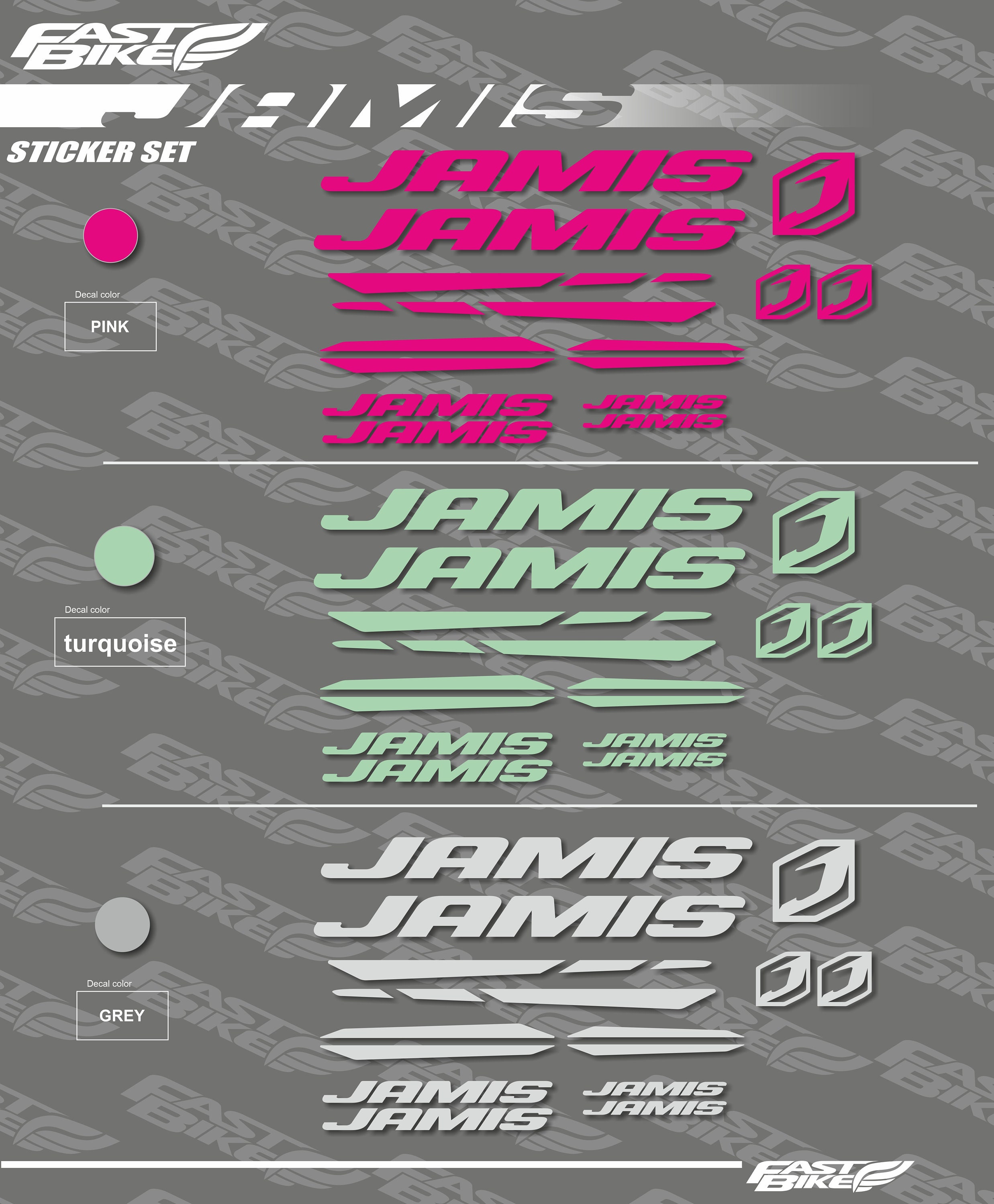 Custom Made JAMIS Stickers on Bike. JAMIS Decals - Etsy
