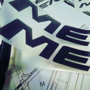 Custom Made Merida Bike Frame Decals Stickers - Etsy