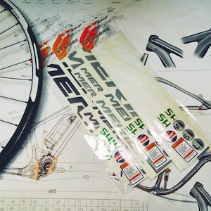 Custom Made Merida Bike Frame Decals Stickers - Etsy