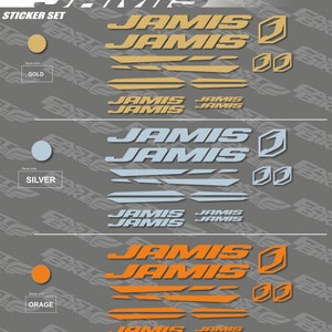 Custom Made JAMIS Stickers on Bike. JAMIS Decals - Etsy