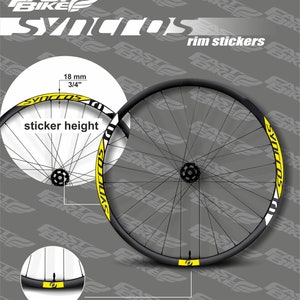 Custom Syncros Bike Rim Decal Stickers: 26-29" Wheels - Etsy