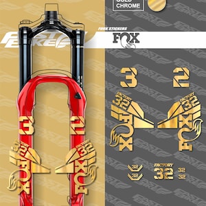 Fox 32 Factory Decals Stikers - Etsy