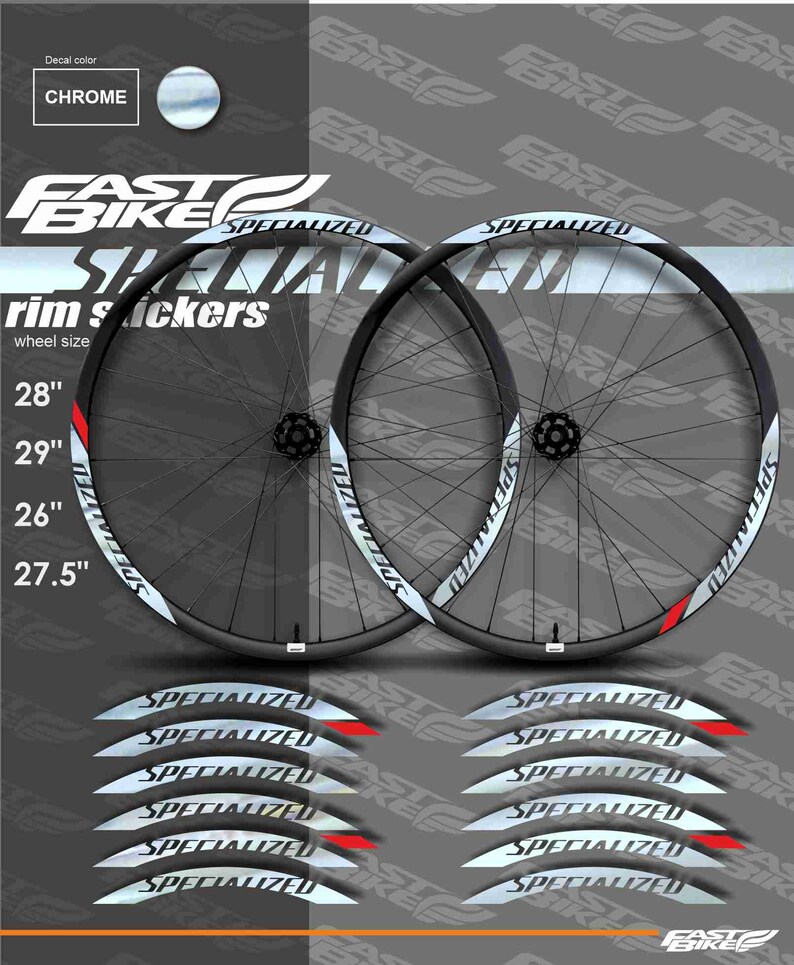 Specialized Bike Rim Decal Stickers. Specialized Stickers on - Etsy