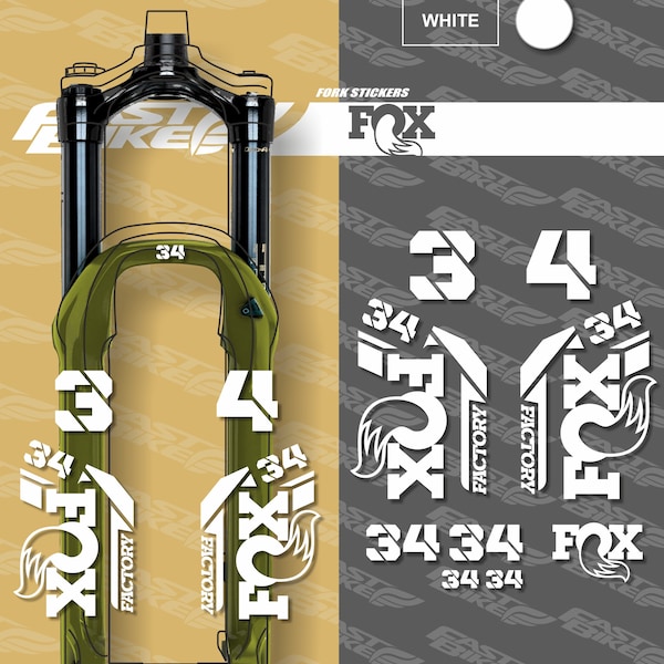 Fox 34 Rhythm Decal - Etsy